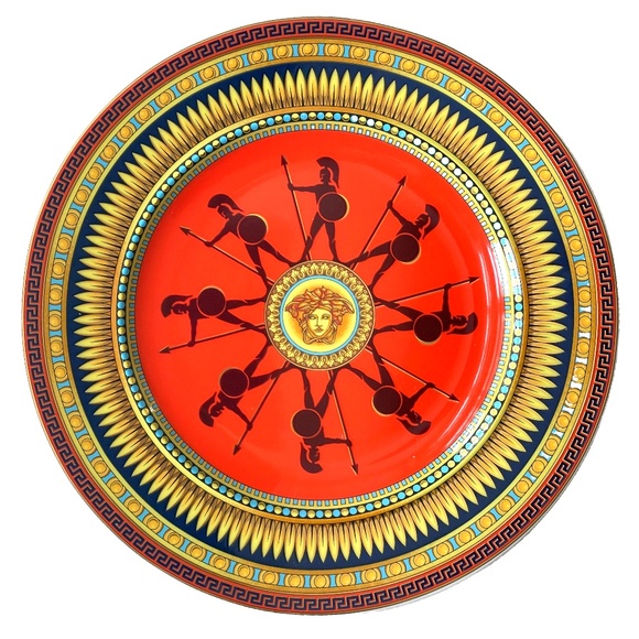 Versace Home | Dining | Versace Plate From Iconic Heroes Collection By ...